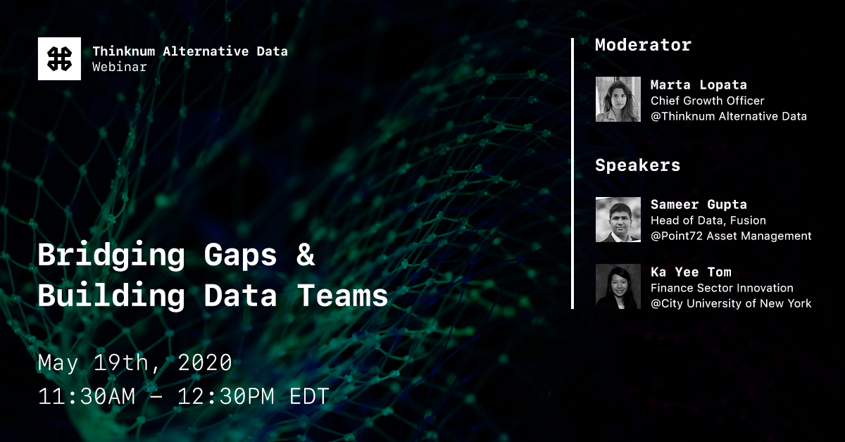 Webinar | Bridging Gaps & Building Data Teams