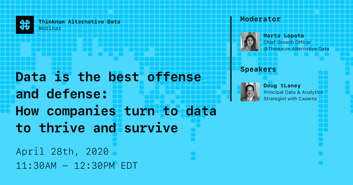 Webinar | Data is the best offense and defense: How companies turn to ...
